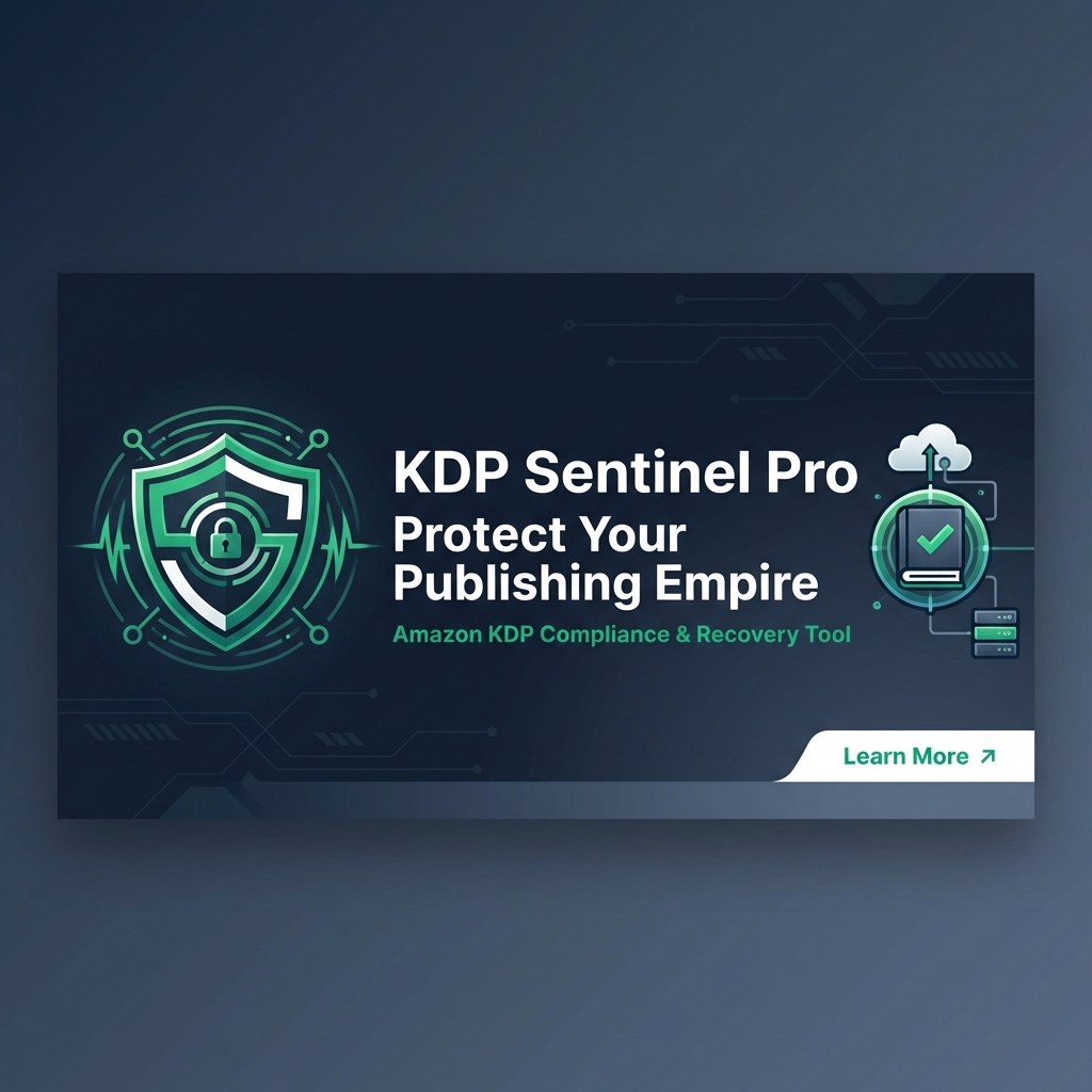 KDP Sentinel Pro | #1 KDP Account Recovery & Compliance Tool